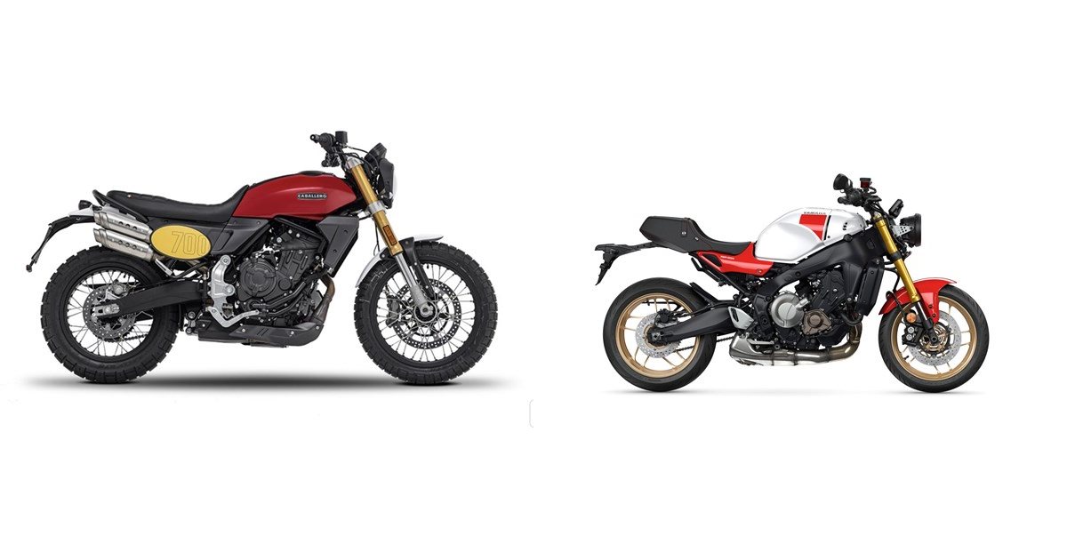 Motorrad Vergleich Fantic Scrambler 700 2025 vs. Yamaha XSR900 2025