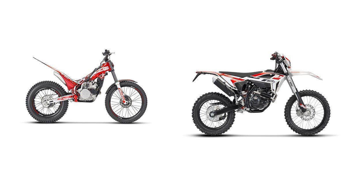Motorrad Vergleich Beta Evo 300 4Takt 2022 vs. Beta RR 125 4T 2024