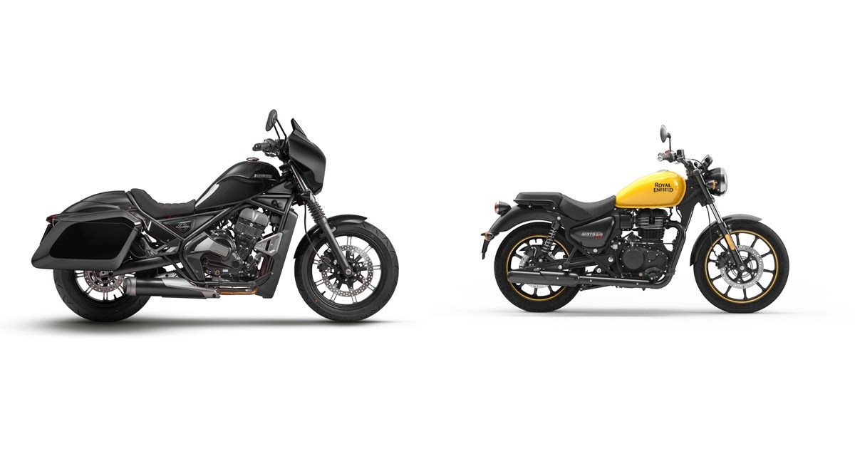Motorrad Vergleich Moto Morini Calibro Bagger 2024 vs. Royal Enfield ...