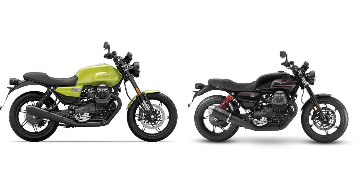 Motorrad Vergleich Moto Guzzi V7 Sport 2025 vs. Moto Guzzi V7 Stone ...
