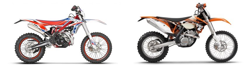 Motorrad Vergleich Beta Xtrainer 300 2022 vs. KTM 350 EXC-F 2011