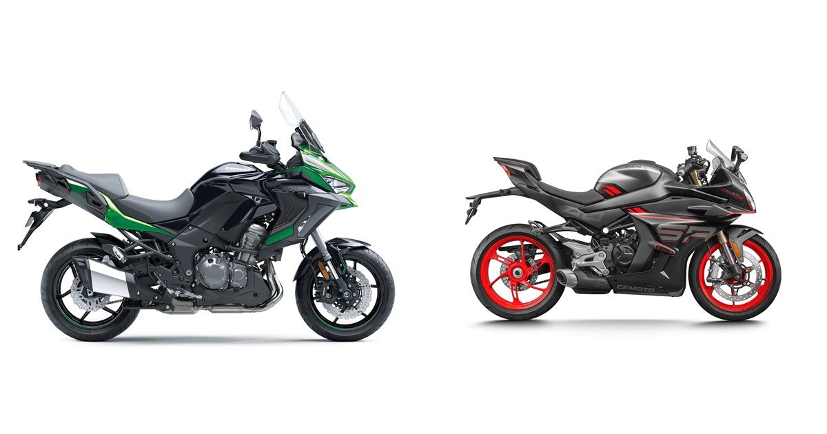 Kawasaki Versys 1000 SE 2023 vs CFMOTO 450SR S 2024