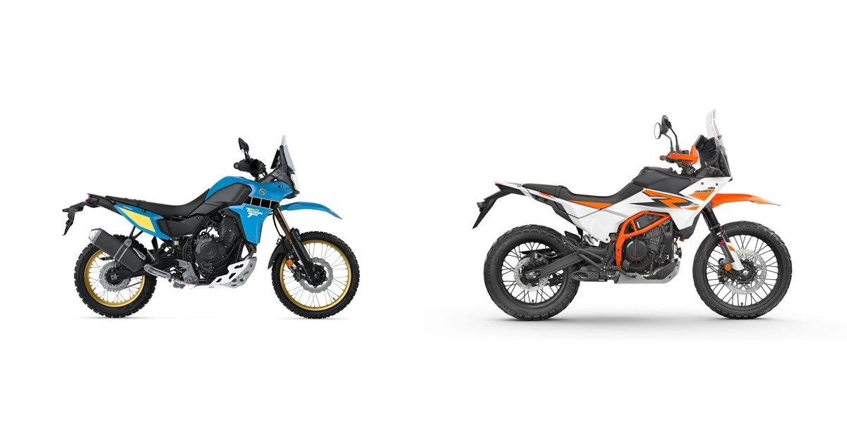 Yamaha Tenere 700 Rally 2025 vs KTM 390 Adventure R 2025
