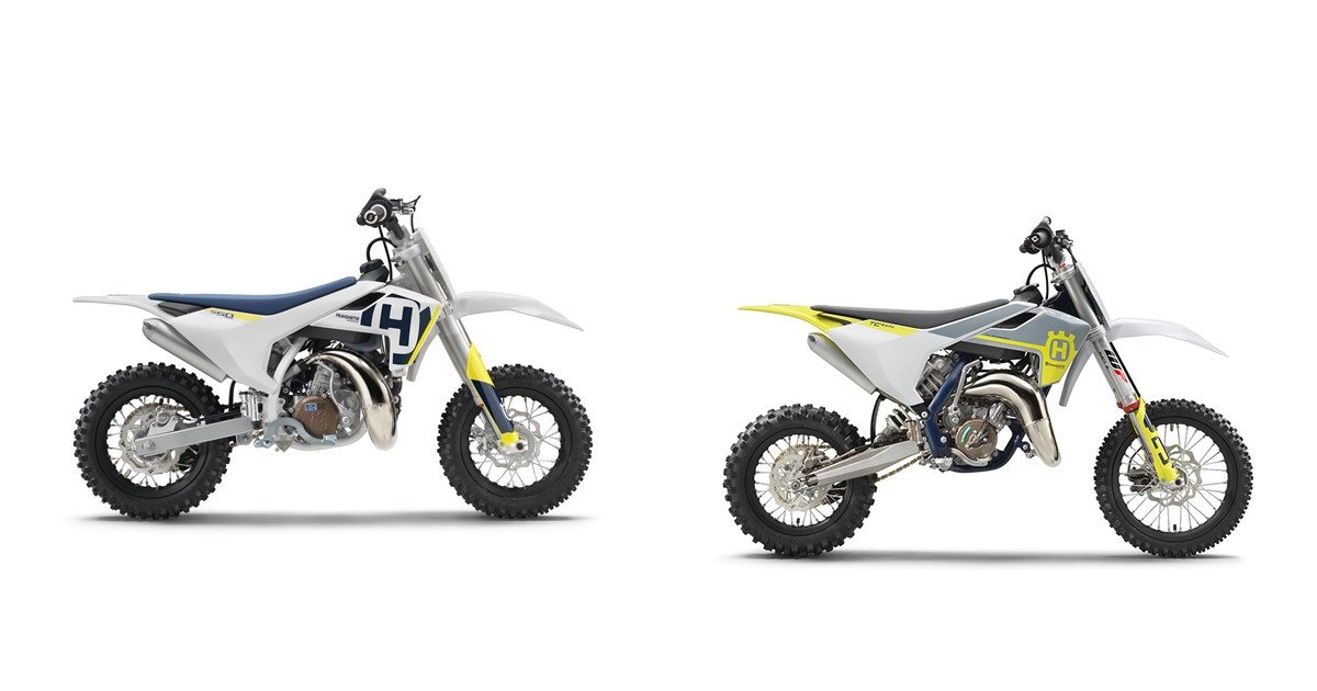 Motorrad Vergleich Husqvarna TC 50 mini 2018 vs. Husqvarna TC 65 2023