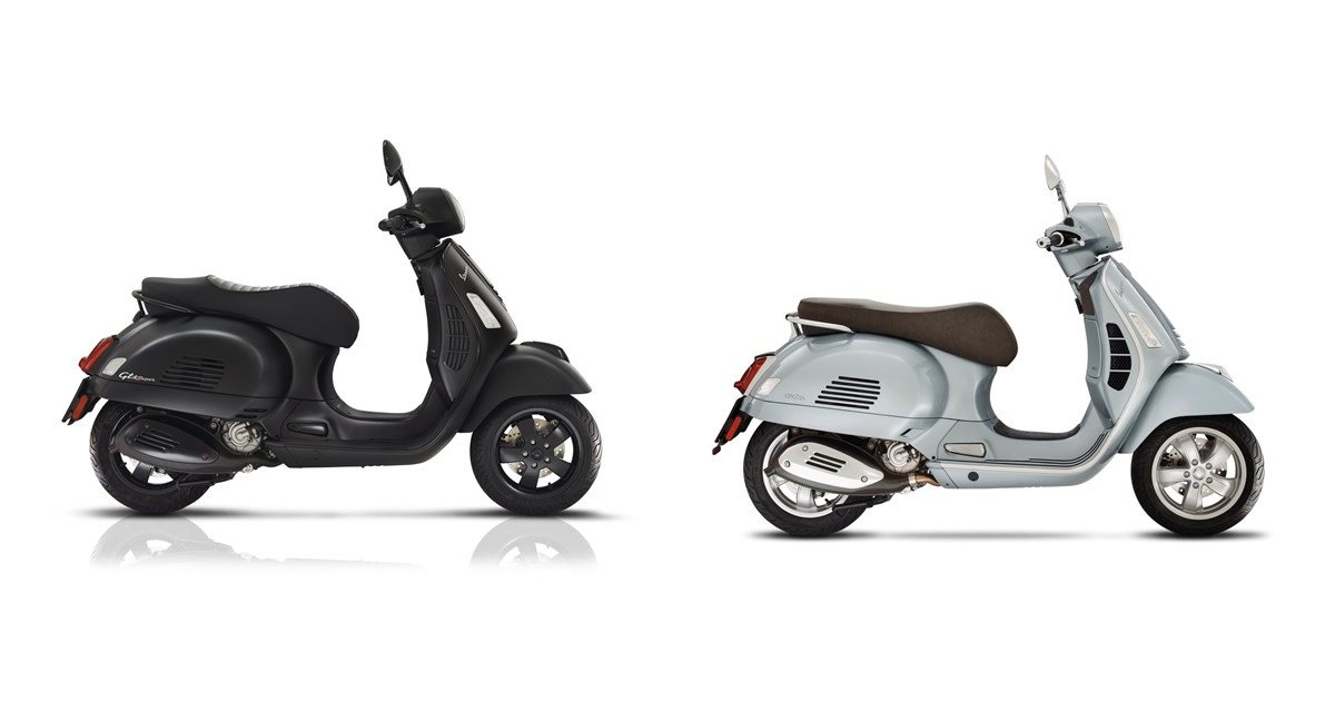 Comparaison des motos Vespa GTS 300 Super Notte 2020 VS. Vespa GTS 300 hpe 2021