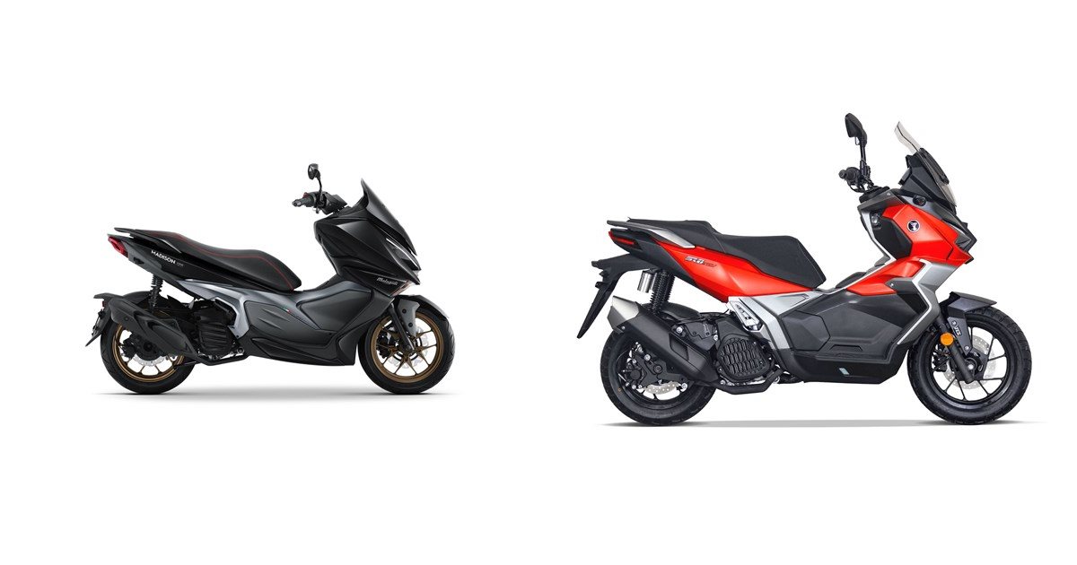 Malaguti Madison 125 2023 vs Voge SR1 ADV 125 ABS TCS 2025