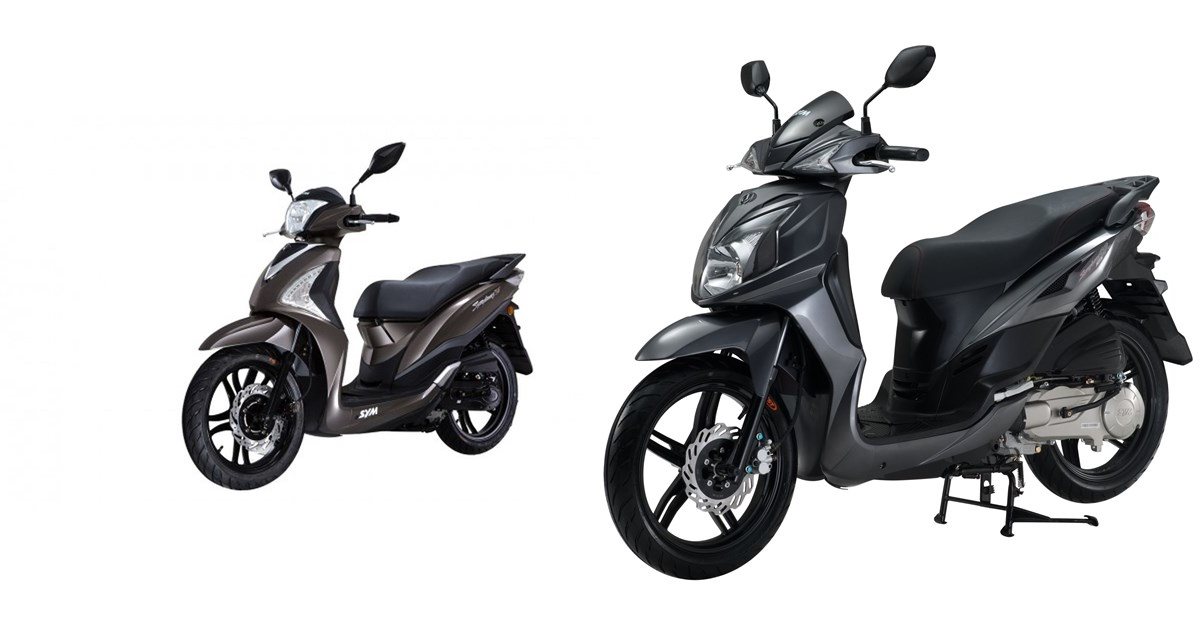 Motorrad Vergleich Sym Symphony ST 50 2018 vs. Sym Symphony SR 50 2019