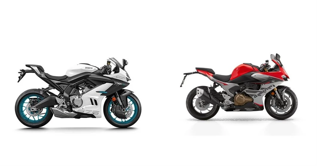 Motorrad Vergleich CFMOTO 675SR-R 2025 vs. QJ Motor SRK 600 RS 2025