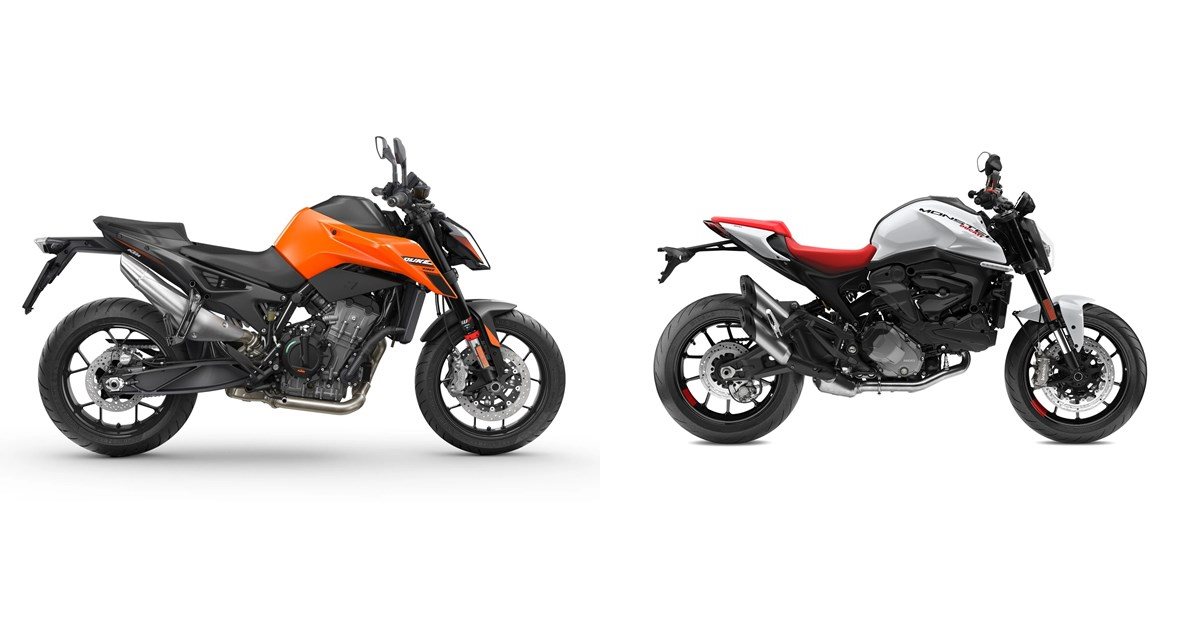 KTM 790 Duke 2025 vs Ducati Monster 2025