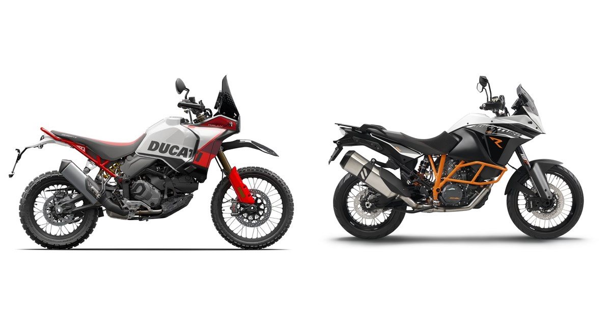 Motorrad Vergleich Ducati DesertX Rally 2024 vs. KTM 1190 Adventure R 2016