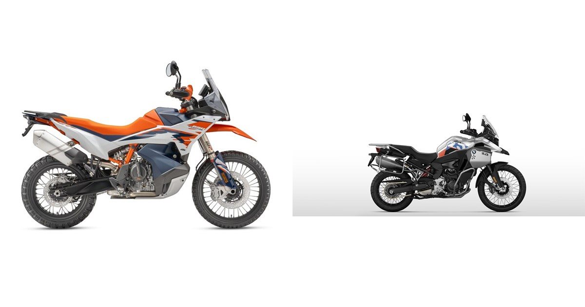 Comparaison des motos KTM 890 Adventure R 2025 VS. BMW F 900 GS ...