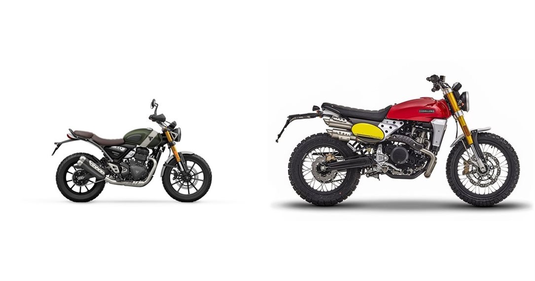 Triumph Scrambler 400 X 2025 vs Fantic Caballero Scrambler 500 2025