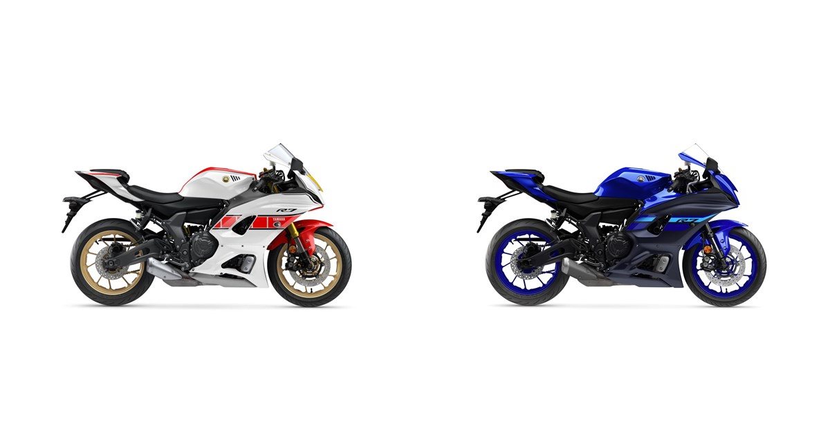 Yamaha R7 World GP 60th Anniversary 2021 vs Yamaha R7 2025