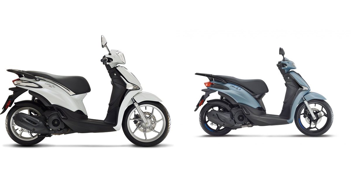 Motorrad Vergleich Piaggio Liberty 125 2022 vs. Piaggio Liberty 125 S 2025