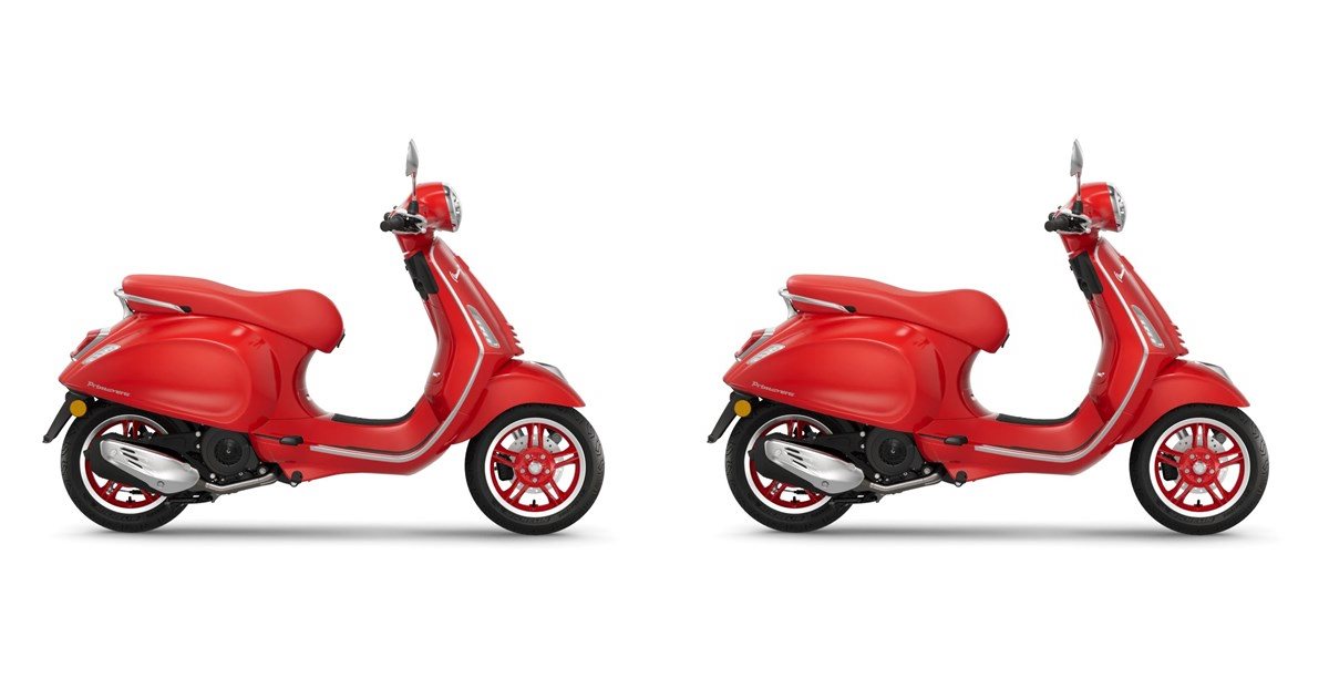 Motorrad Vergleich Vespa Primavera 125 (RED) 2024 vs. Vespa Primavera 125 (RED) 2025