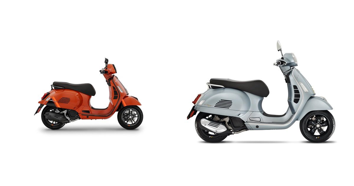 Motorrad Vergleich Vespa GTS 125 Super Sport 2024 vs. Vespa GTS 125 Supertech iGET 2021