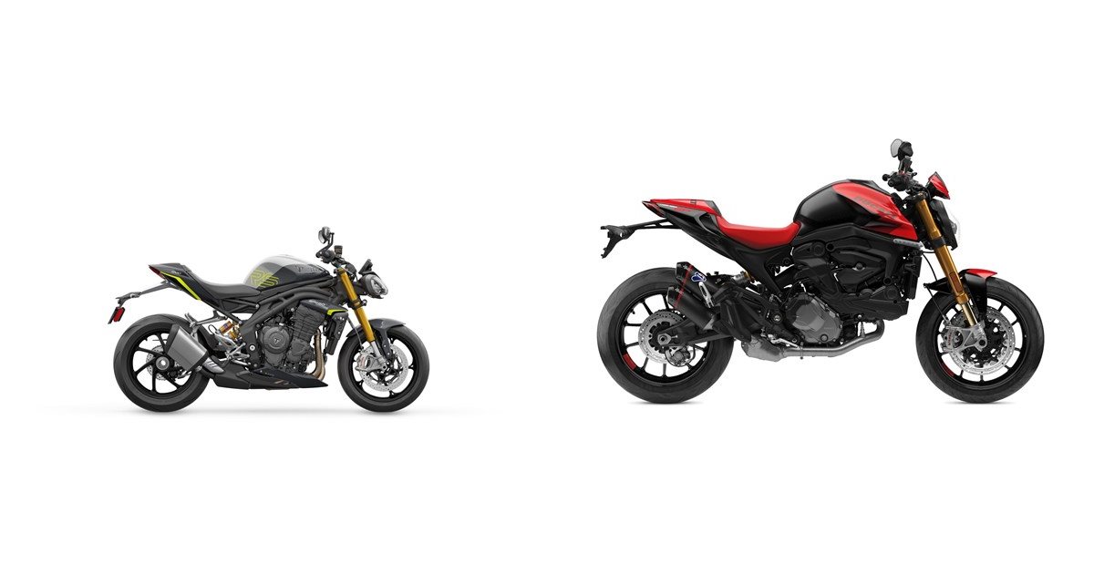 Triumph Speed Triple 1200 RS 2025 vs Ducati Monster SP 2025