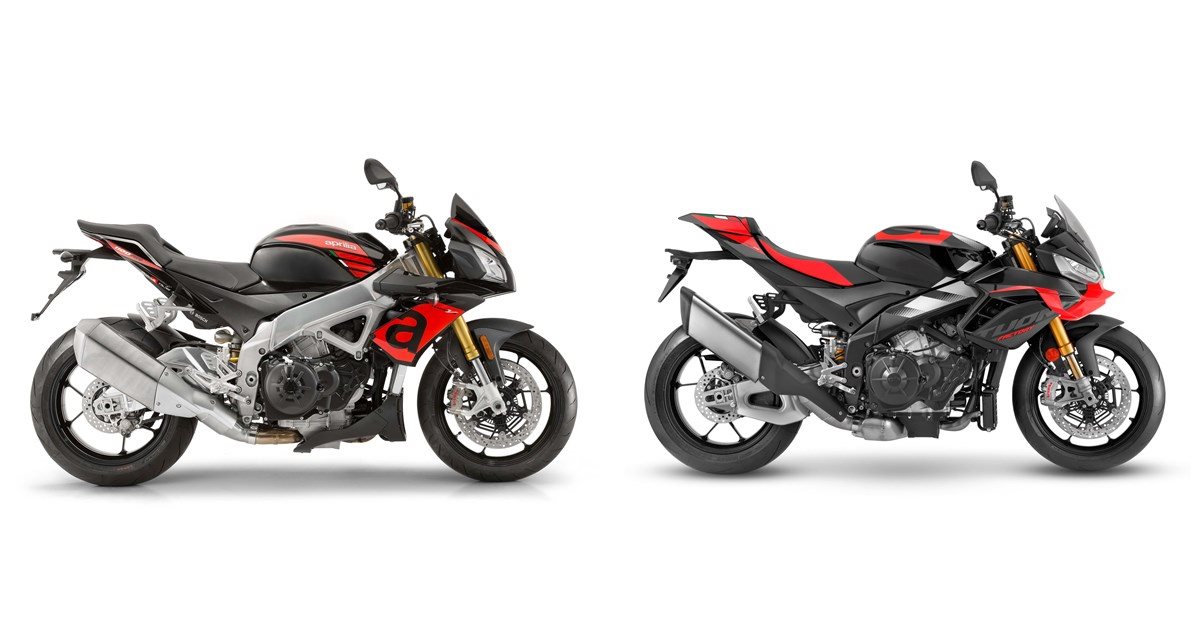 Motorrad Vergleich Aprilia Tuono V4 1100 RR 2018 vs. Aprilia Tuono V4 ...