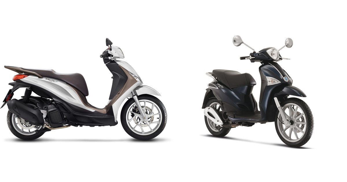Motorrad Vergleich Piaggio Medley 125 2021 vs. Piaggio Liberty 125ie 3V 2015