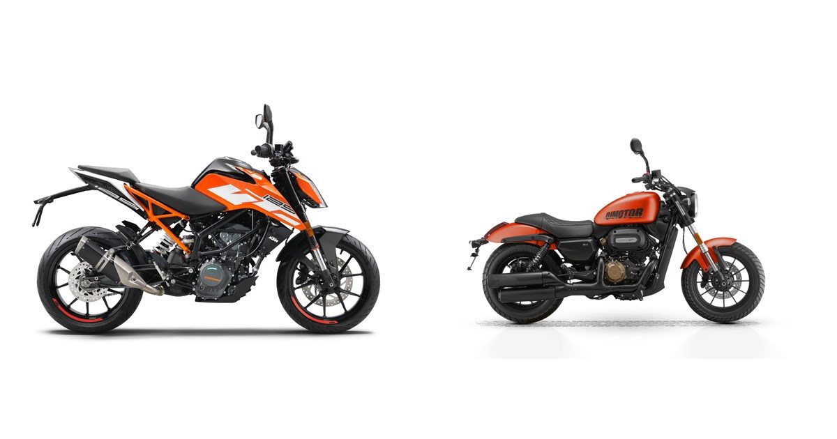 KTM 125 Duke 2020 vs QJ Motor SRV12 2025