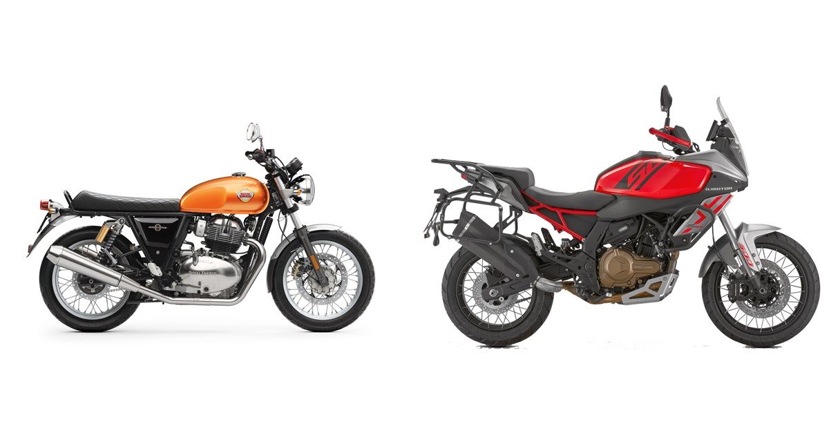 Royal Enfield Interceptor 650 2019 vs QJ Motor SRT 600 SX 2025