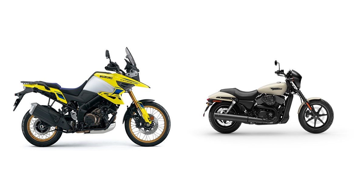 Suzuki V-Strom 1050DE 2024 vs Harley-Davidson Street 750 2020