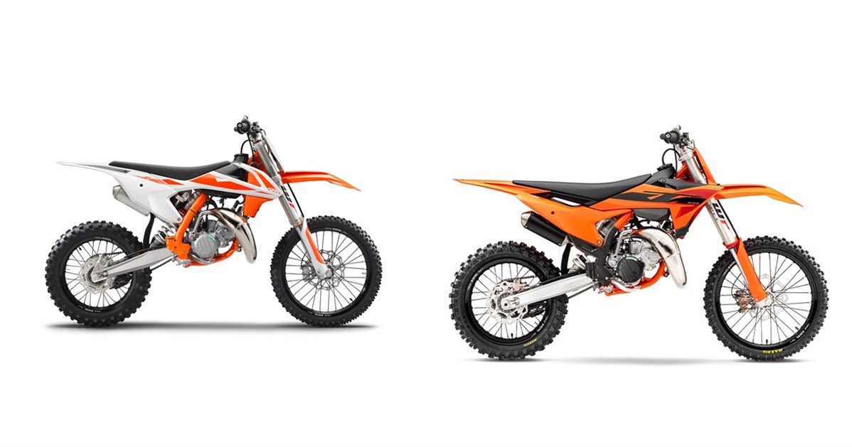 Motorrad Vergleich KTM 85 SX 19/16 2019 vs. KTM 85 SX 19/16 2025