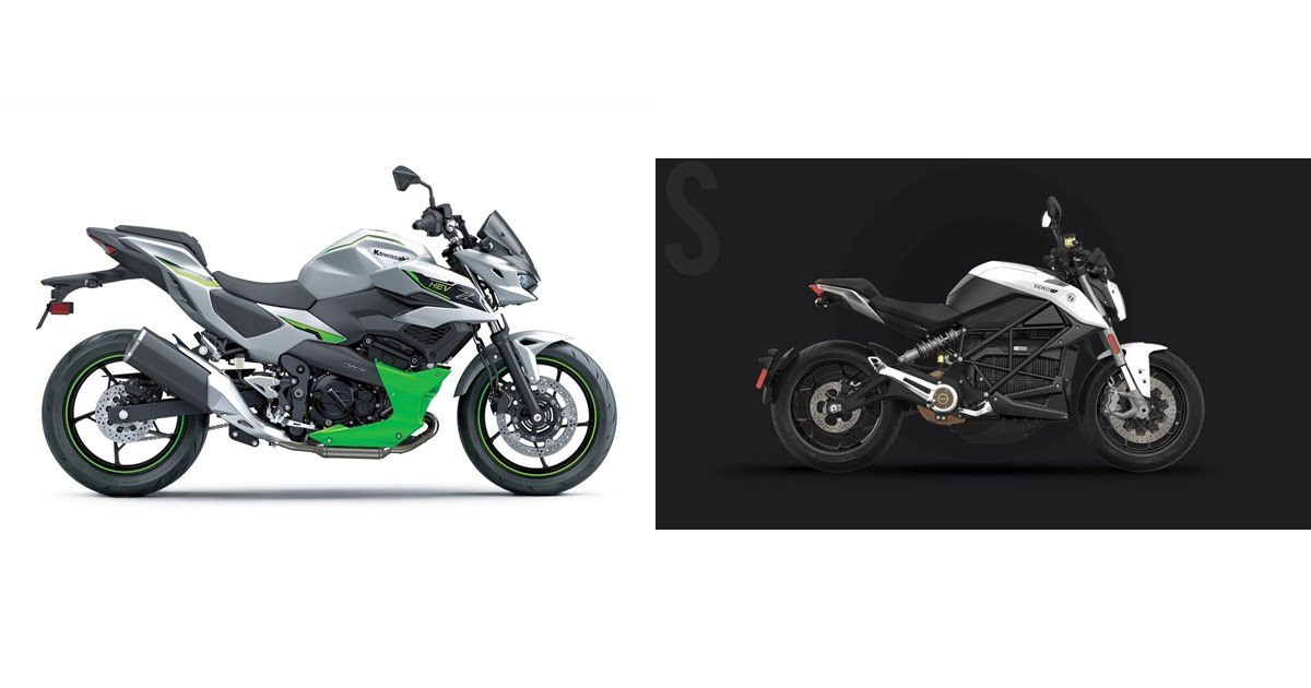 Kawasaki Z7 Hybrid 2024 vs Zero S 2024