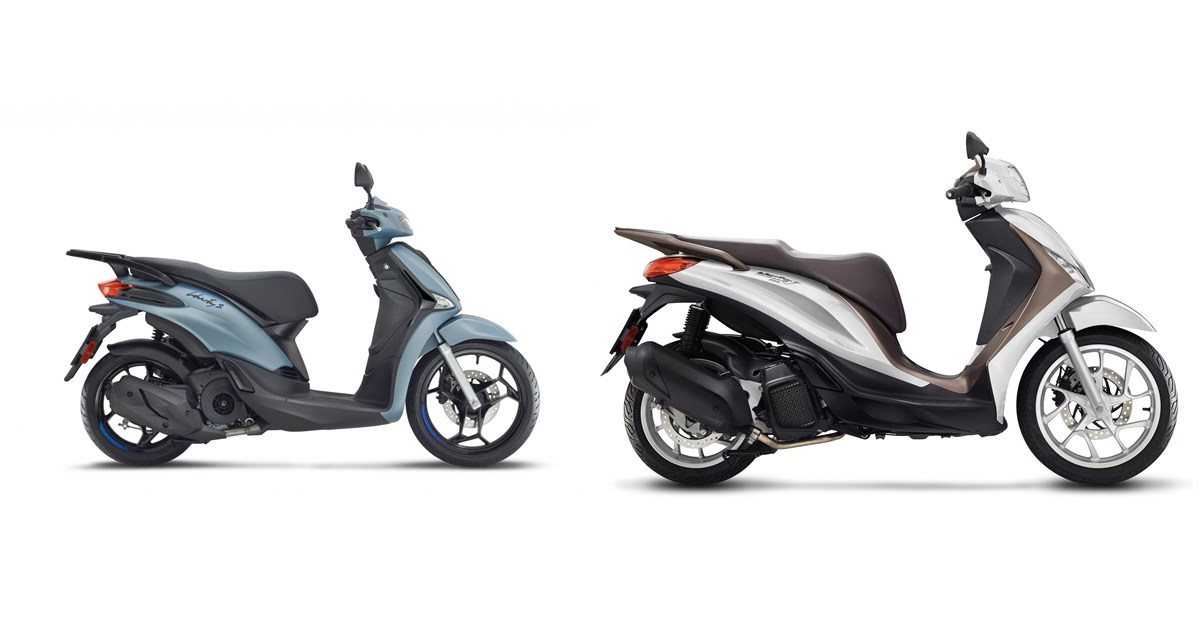 Confronto tra moto Piaggio Liberty 125 S 2025 VS. Piaggio Medley 125 2025