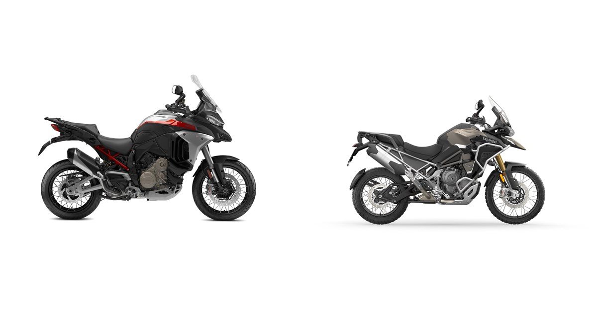 Ducati Multistrada V4 Rally 2025 vs Triumph Tiger 1200 Rally Explorer 2025