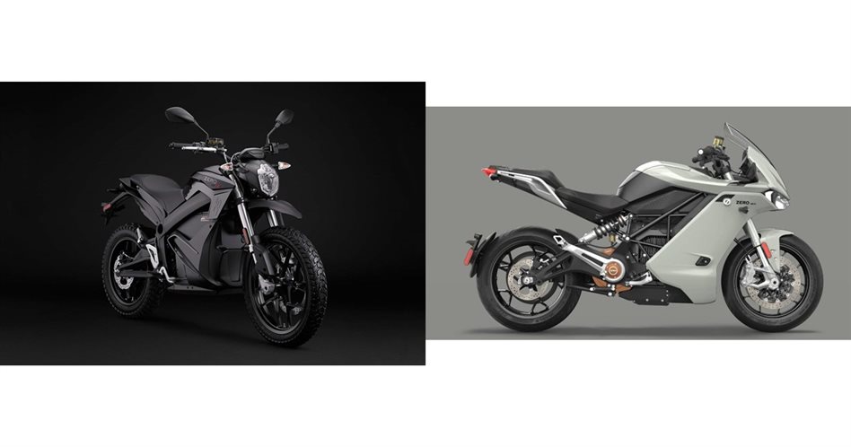 Motorrad Vergleich Zero DSR 2017 vs. Zero SR/S 2022
