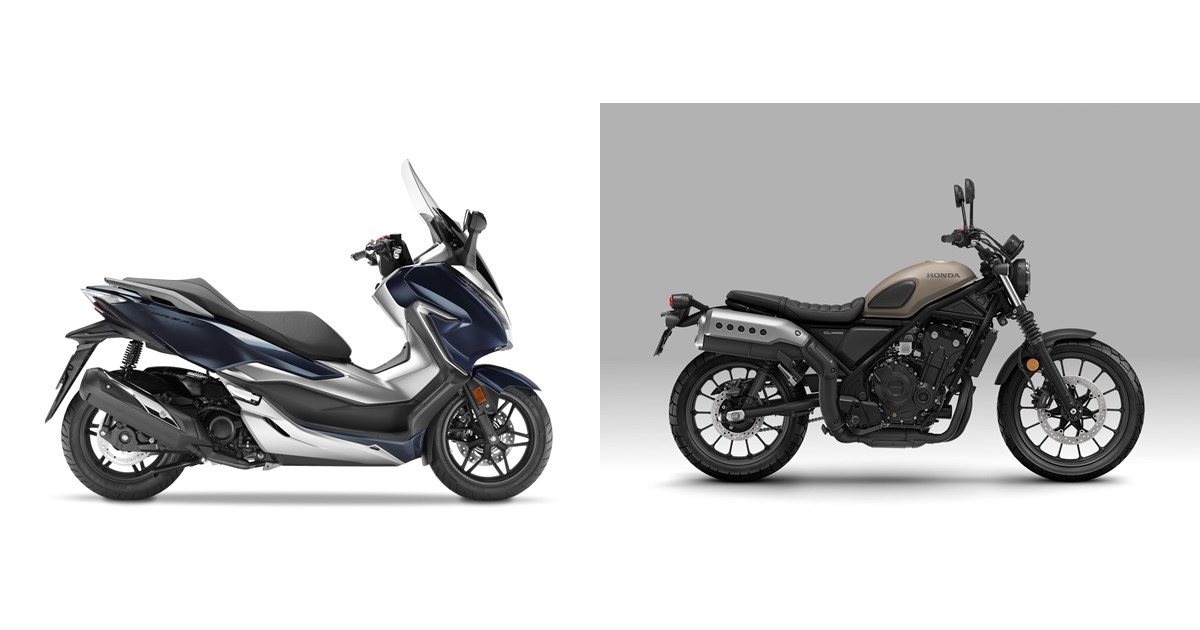 Motorrad Vergleich Honda Forza 300 2020 vs. Honda CL500 2025
