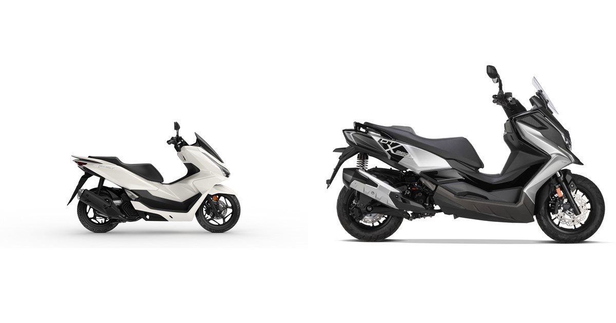 Honda PCX125 2025 vs Kymco DT X 125i ABS 2025