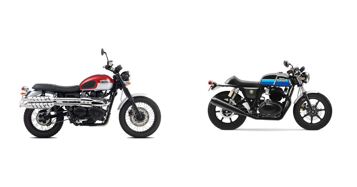 Triumph Scrambler 2015 vs Royal Enfield Continental GT 650 2025