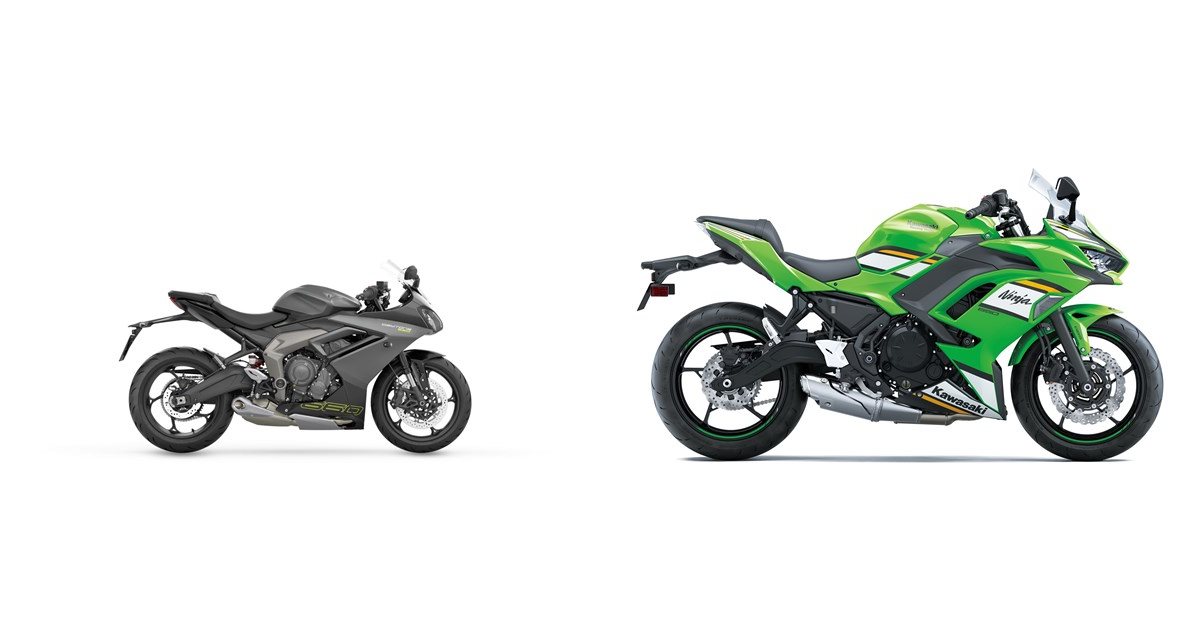 Triumph Daytona 660 2025 vs Kawasaki Ninja 650 2025