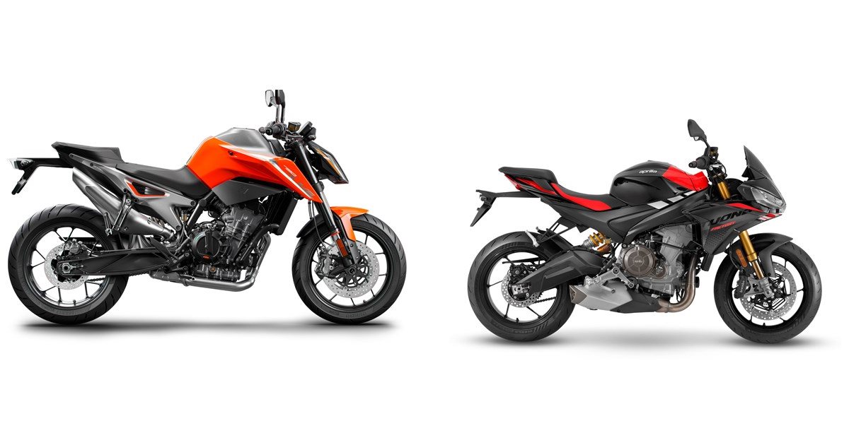 KTM 790 Duke 2019 vs Aprilia Tuono 660 Factory 2025