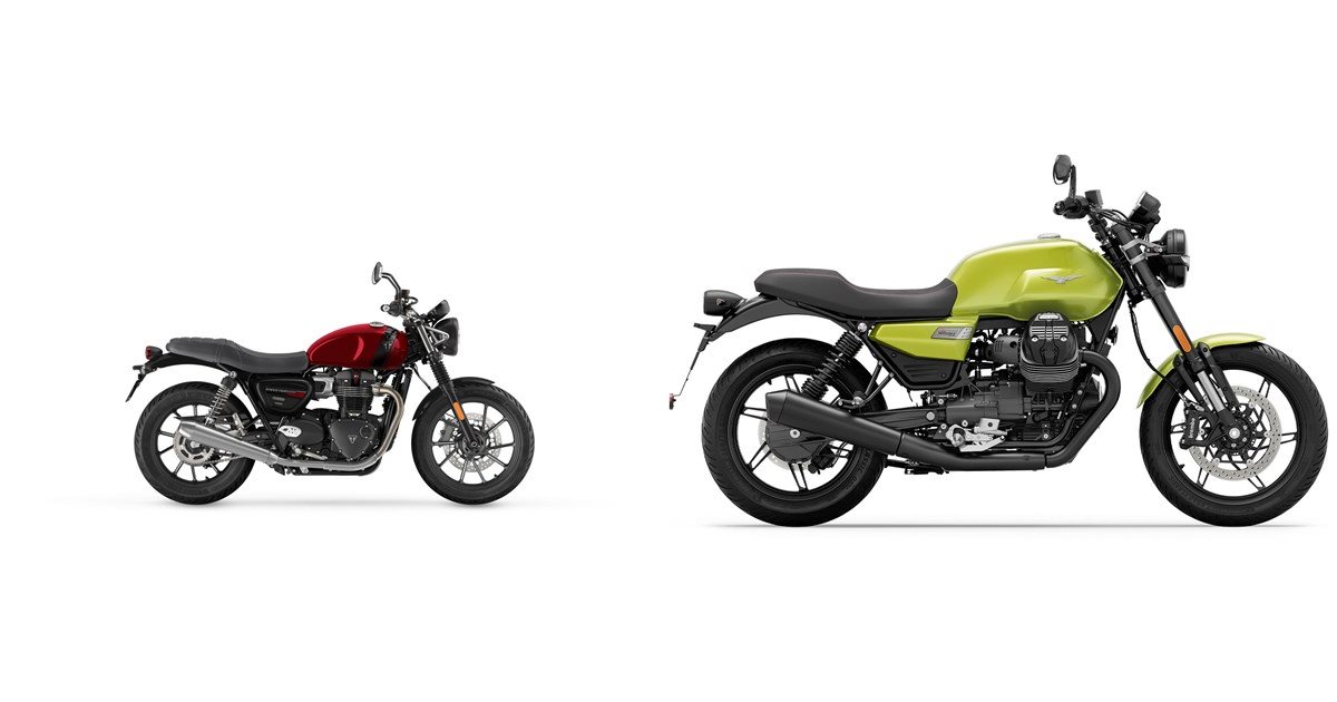 Triumph Speed Twin 900 2024 vs Moto Guzzi V7 Sport 2025