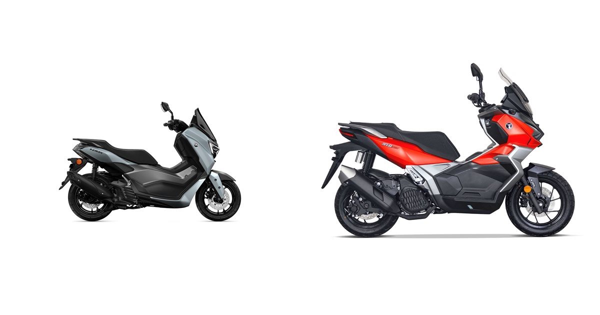 Motorrad Vergleich Yamaha NMAX 125 Tech MAX 2025 vs. Voge SR1 ADV 125 ABS TCS 2025