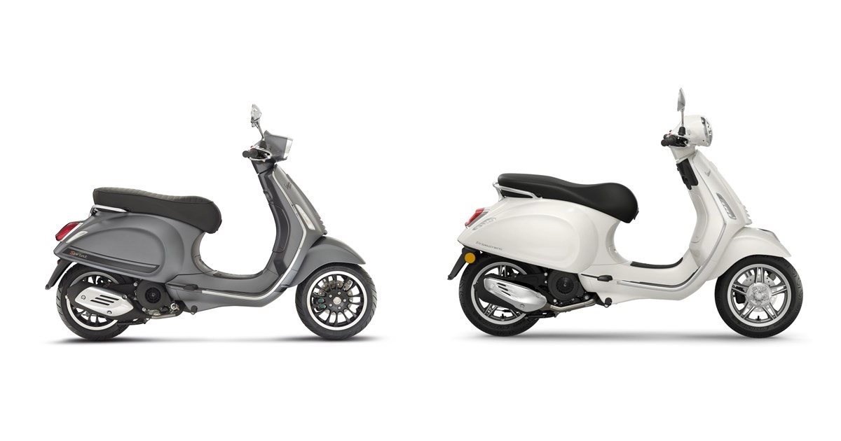 Motorrad Vergleich Vespa Sprint 125ie 3v S 2016 vs. Vespa Primavera 125 2024