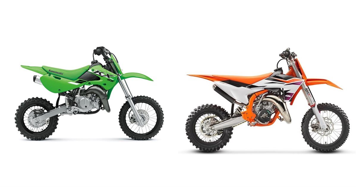 Kawasaki KX 65 2025 vs KTM 65 SX 2025