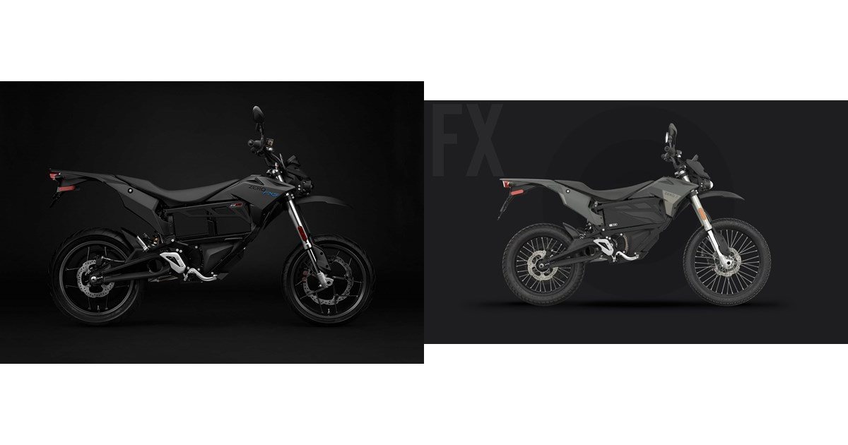 Motorrad Vergleich Zero FXS 2017 vs. Zero FX 2024
