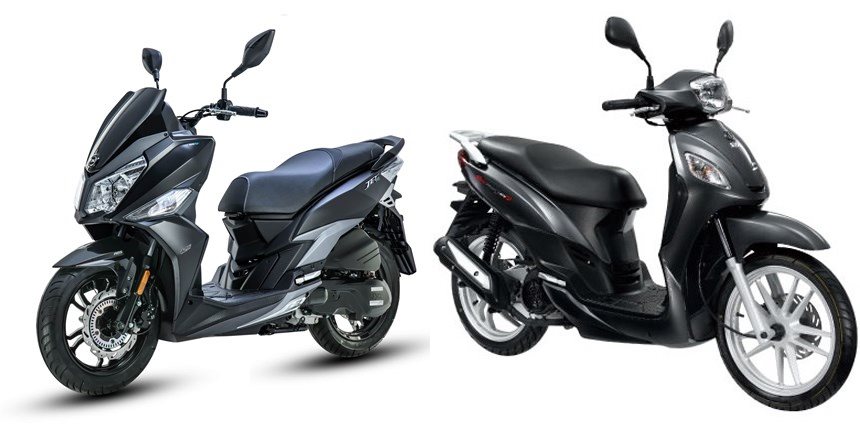 Motorrad Vergleich Sym Jet 14 125 2024 vs. Sym Symphony 125 2010