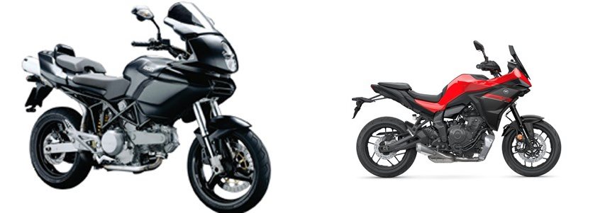 Ducati Multistrada 620 dark 2006 vs Yamaha Tracer 7 2025