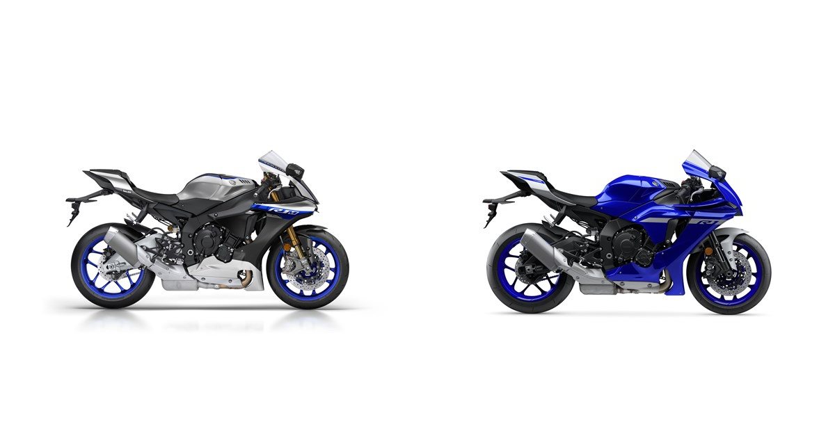 Motorrad Vergleich Yamaha R1M 2019 vs. Yamaha R1 2020