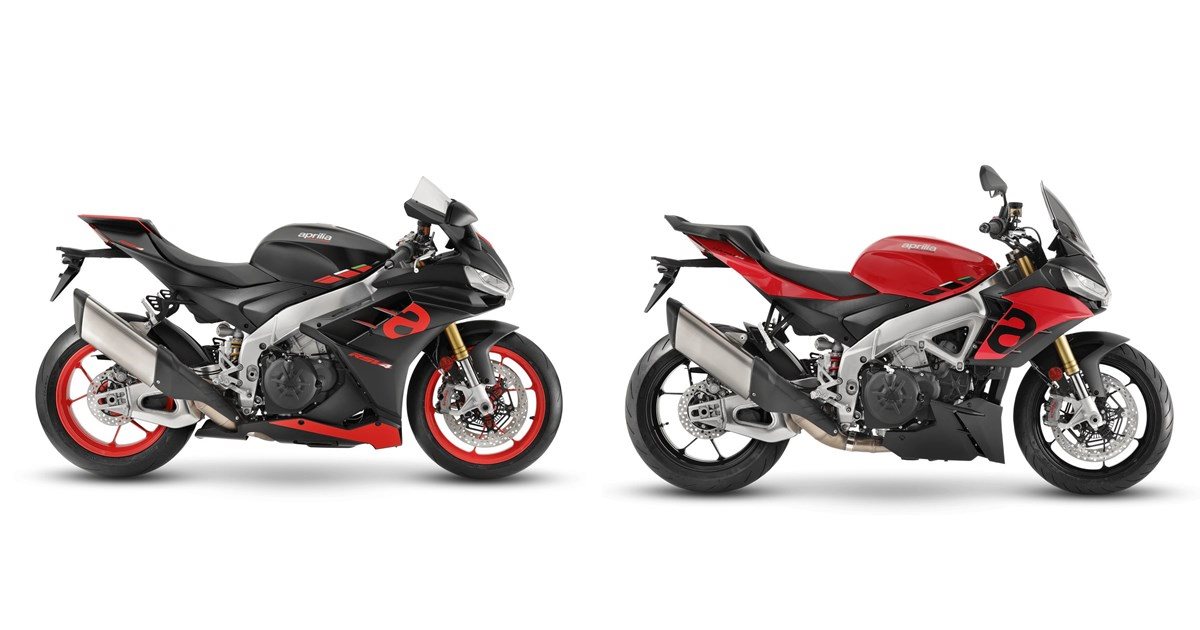 Motorrad Vergleich Aprilia RSV4 1100 2024 vs. Aprilia Tuono V4 1100 2024