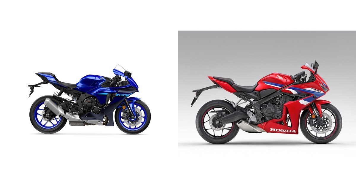 Yamaha R1 2024 vs Honda CBR650R 2025