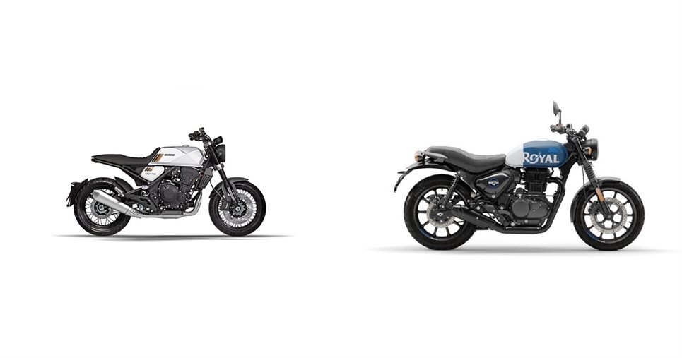 Motorrad Vergleich Brixton Crossfire 500 2022 vs. Royal Enfield HNTR ...