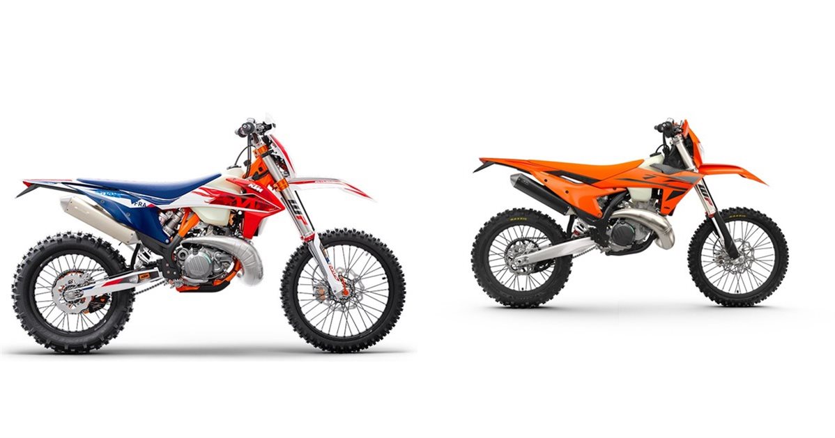 KTM 300 EXC SIX DAYS 2023 vs KTM 300 EXC 2025