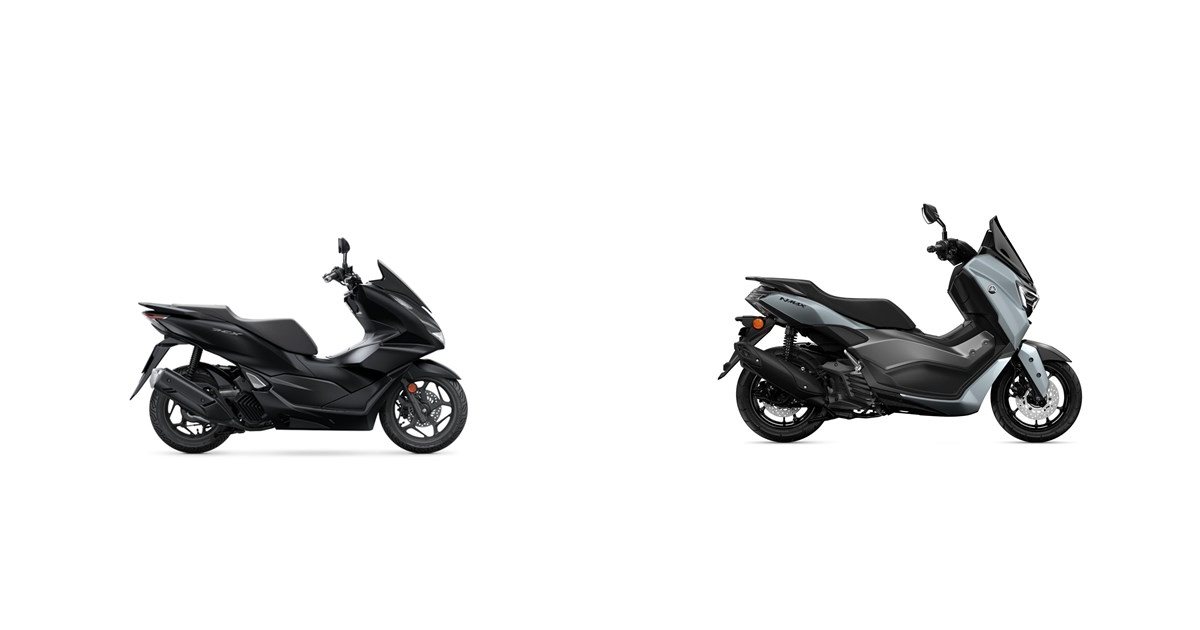 Motorrad Vergleich Honda PCX125 2024 vs. Yamaha NMAX 125 Tech MAX 2025