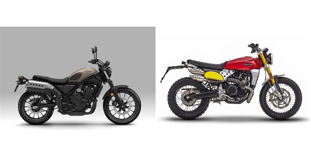 Honda CL500 2025 vs Fantic Caballero Scrambler 500 2025